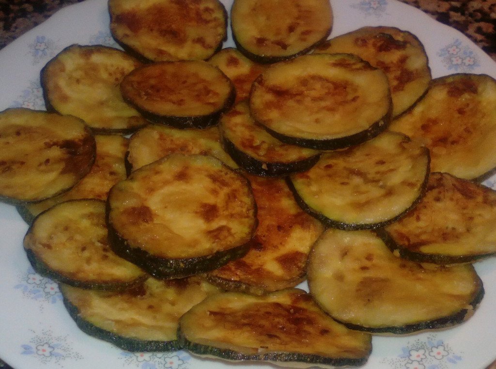 Calabacín frito - Gefrituurde courgette