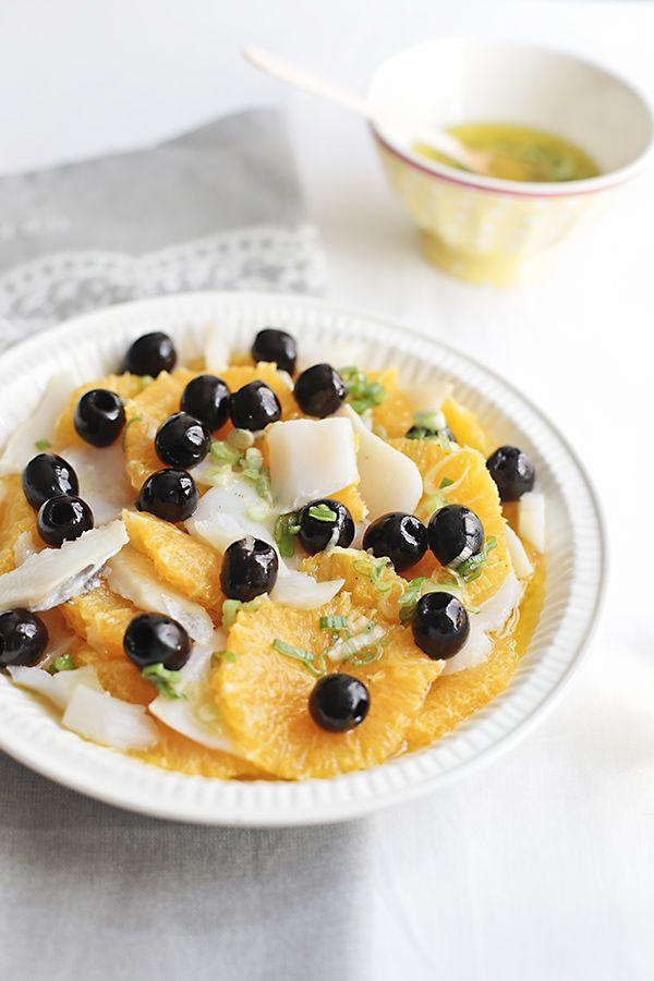 Remojón - Carpaccio van zoute vis en sinaasappelsalade